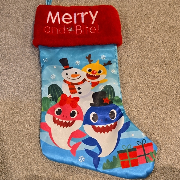 Holiday | Baby Shark Stocking Red And Blue | Poshmark